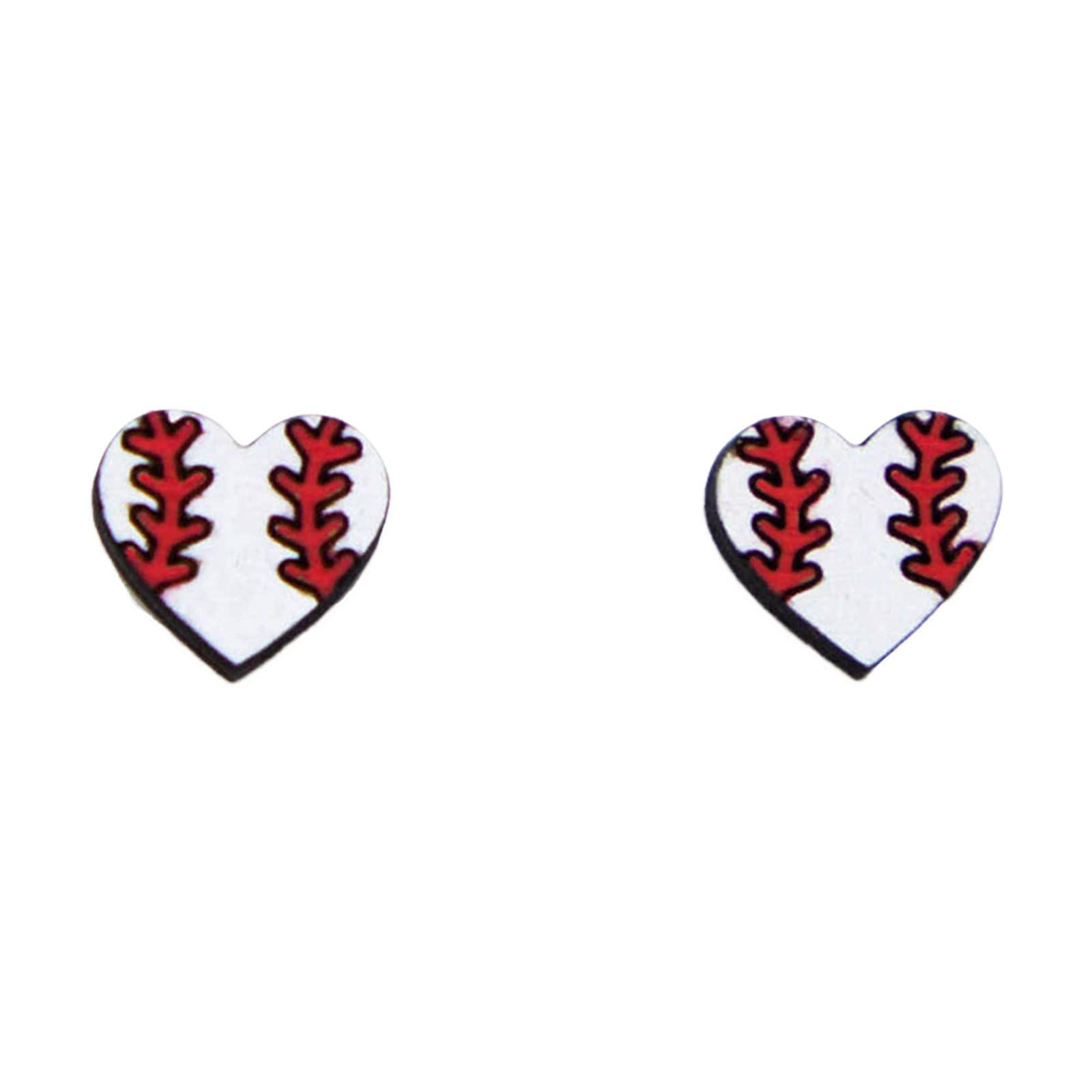 ZXASD Earrings for Women WBC Baseball Earrings Sports Style Studs Earrings Competition Earrings for WBC Cute Earrings