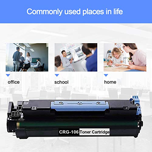 High Yield Cartridge 106 Toner ( 0264B001AA ), Replacement for Canon imageCLASS MF6540 MF6590 MF6595 MF6595CX MF6530 MF6550 MF6560 6580 Series Printer Ink Cartridge ( 1Pack Black )
