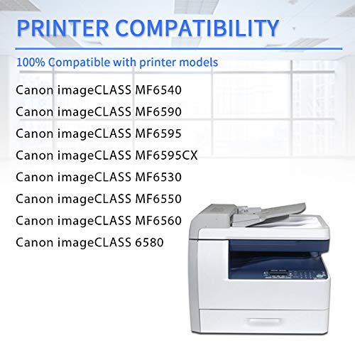 High Yield Cartridge 106 Toner ( 0264B001AA ), Replacement for Canon imageCLASS MF6540 MF6590 MF6595 MF6595CX MF6530 MF6550 MF6560 6580 Series Printer Ink Cartridge ( 1Pack Black )
