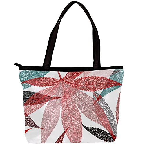 Tote Bag Women Satchel Bag Handbag Stylish Tote Handbag for Women Hobo Bag Fashion Crossbody Bag, Modern Pattern Vintage Maple Leaf
