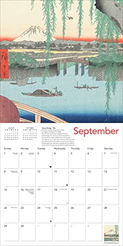 Japanese Woodblocks Wall Calendar 2024 (Art Calendar)