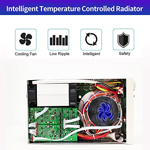 MATRIX MPS3033X Programmable Linear DC Bench Power Supply,3 Channel 0-30V/0-3A Adjustable,Single Channel 0-6V/0-3A Adjustable Regulated Output High Precision 1mV/1mA Resolution Low Ripple and Noise