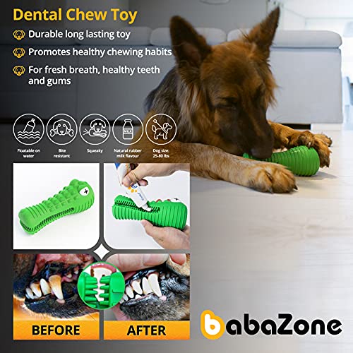 babaZone Total Enrichment in One Pack! Interactive Entertainment for Slow Feeding and Brain Stimulation. Treat Puzzles for Medium/Large Dogs who Love to Lick Sniff Chew and Play.