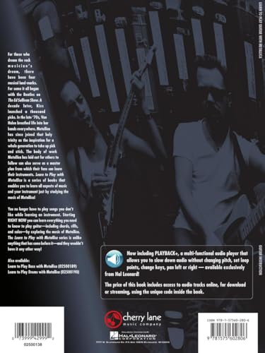 Learn to Play Guitar with Metallica Book/Online Audio