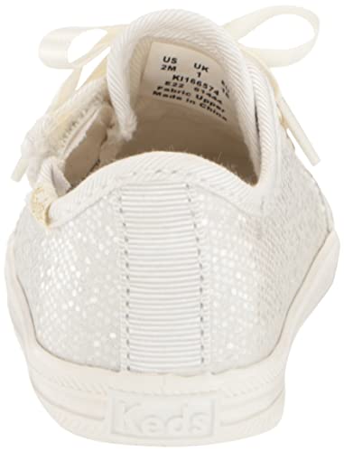 Keds Kids Baby Kickstart Crib Celebrations Sneaker, Ivory, 3 US Unisex Infant