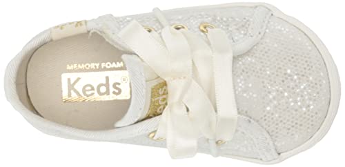 Keds Kids Baby Kickstart Crib Celebrations Sneaker, Ivory, 3 US Unisex Infant