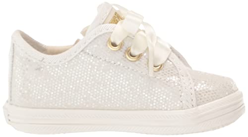 Keds Kids Baby Kickstart Crib Celebrations Sneaker, Ivory, 3 US Unisex Infant