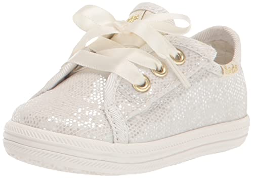 Keds Kids Baby Kickstart Crib Celebrations Sneaker, Ivory, 3 US Unisex Infant