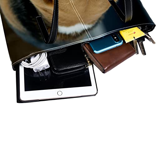 Women's Large Size Canvas Shoulder Bag Hobo Crossbody Handbag Casual Tote, Beagle Dog Animal