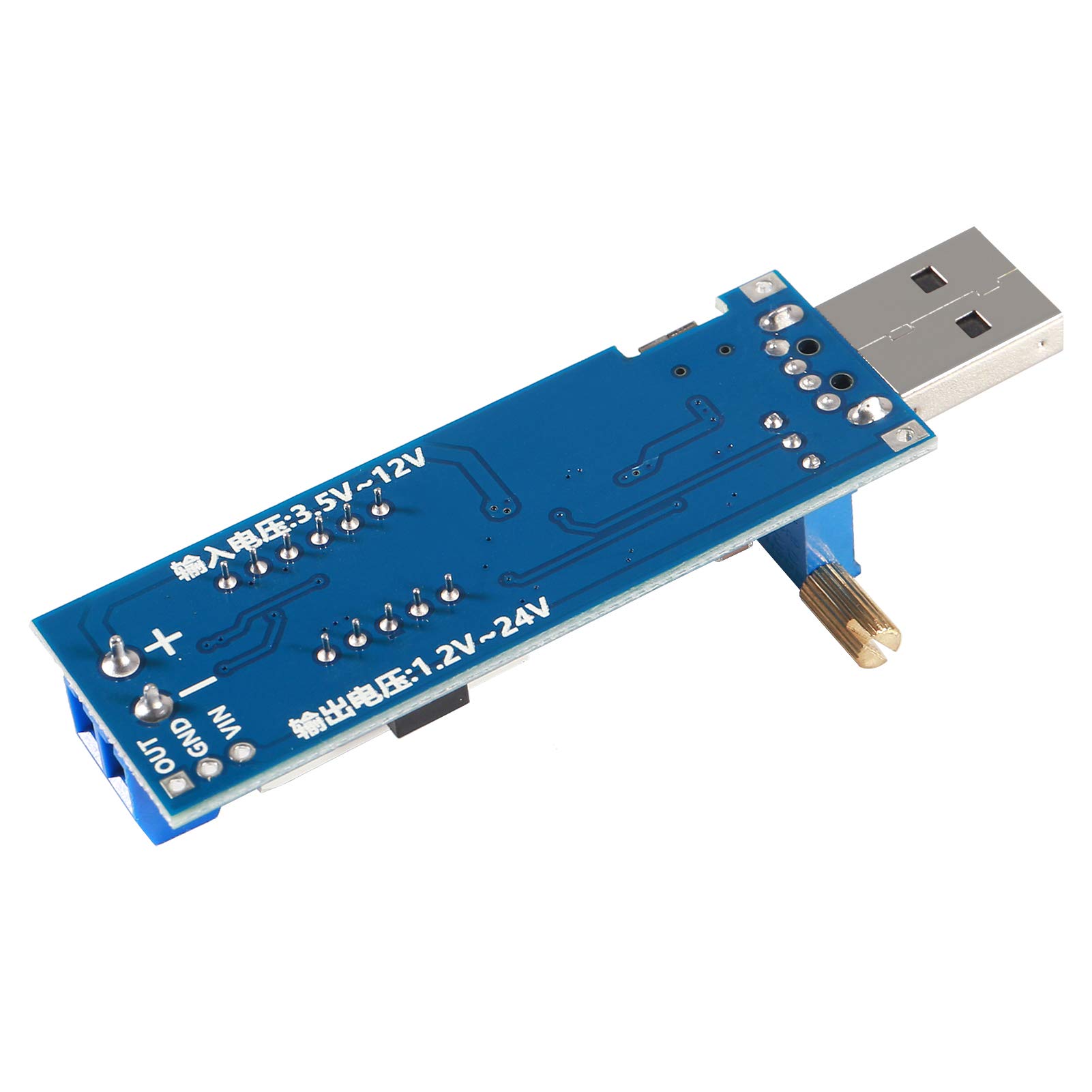 ACEIRMC 6pcs USB Buck Boost Converter 3.5V-12V to 1.2V-24V DC-DC Step Up Step Down Power Supply Module Voltage Regulator 5V to 3.3V 9V 12V 18V 24V