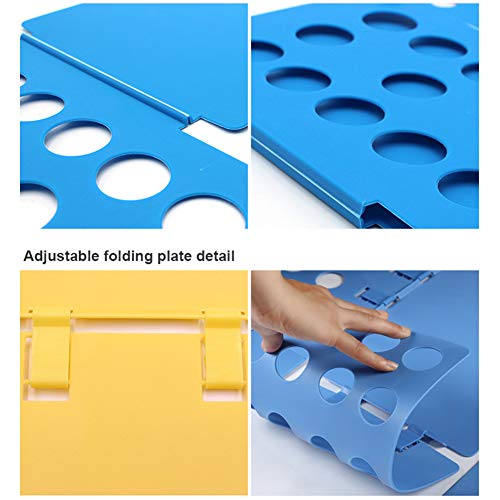 Fuhlen T Shirt Folder Board,Small Tshirt Folder Clothes Folder,Durable Plastic Laundry Shirt Folding Board Clothes Folding Board Flipfold for Kid Fast and Easy Fold Shirt Dress Pants Towels (Black)
