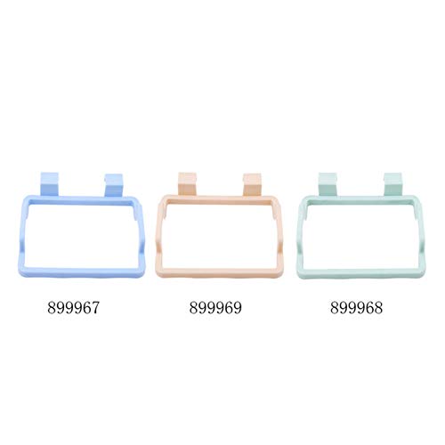 GOMYIE Portable Kitchen Door Back Hanging Trash Rubbish Bags Holder Cupboard Hanger Shelf,Pink