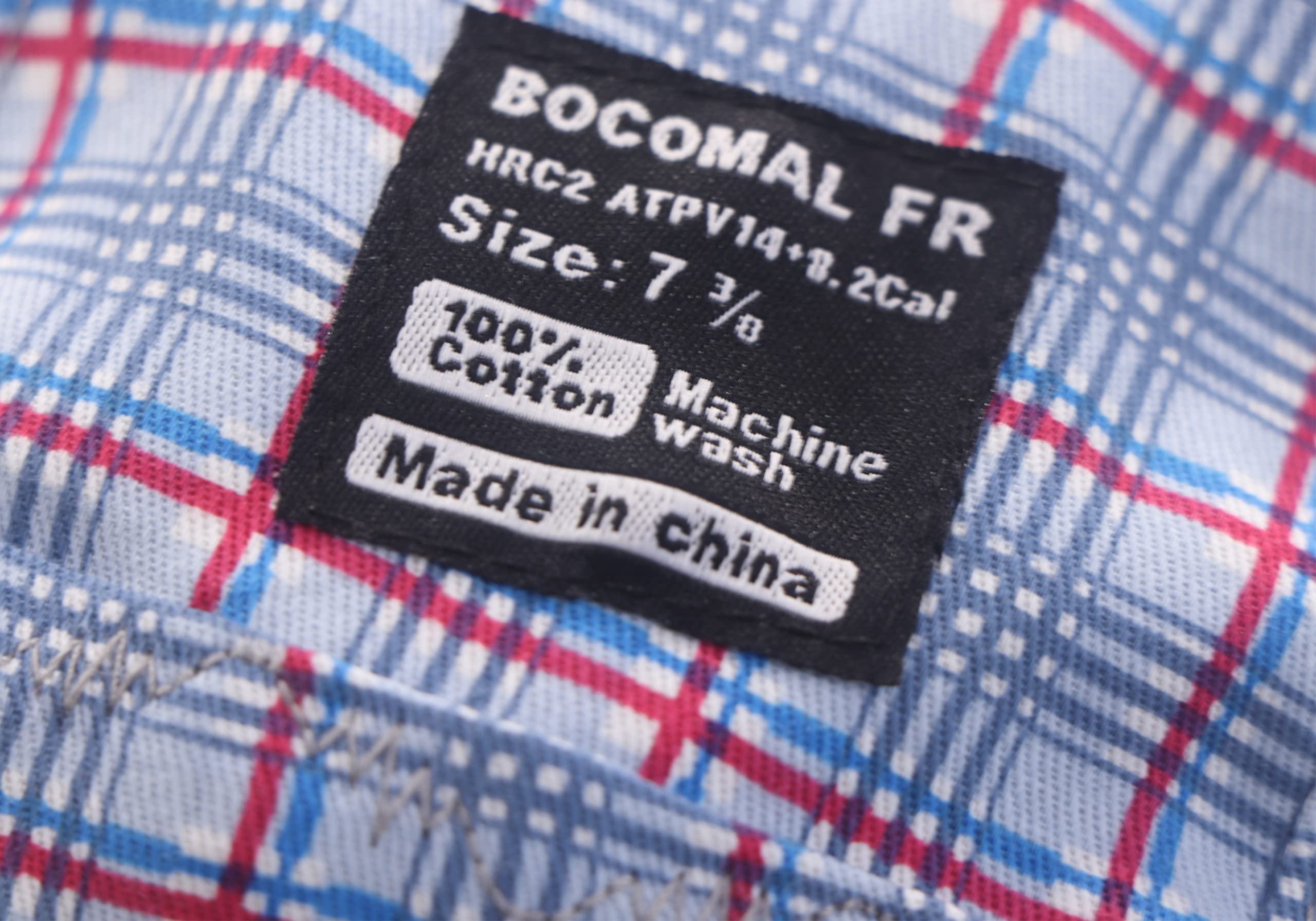 BOCOMAL Welding Cap HRC2 Flame Resistant 10OZ Durable Cotton Duck 2 Sided 6 Pannel Welder Hats 7 3/8 Brown