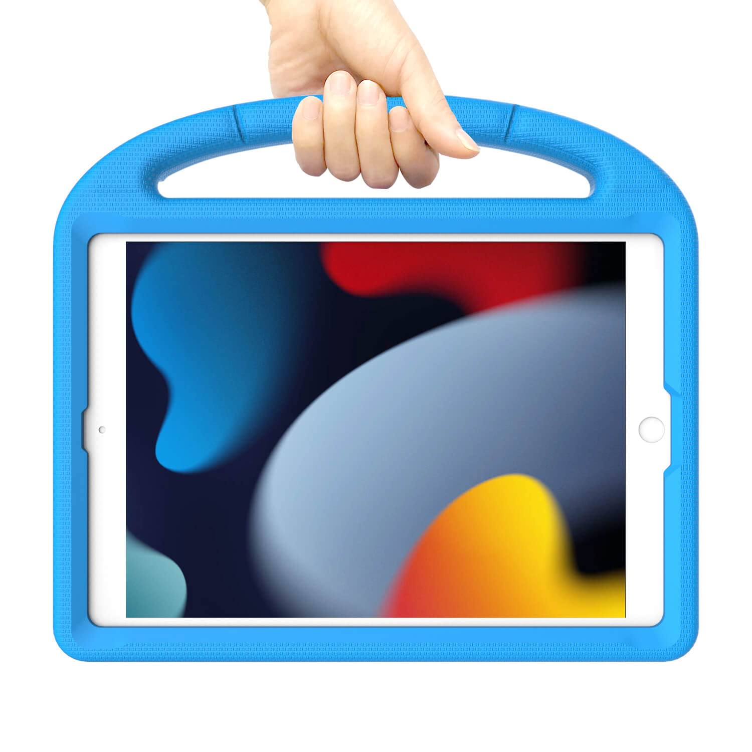 MOXOTEK Kids Case for iPad 10.2 & 10.5, Case for iPad 9th/8th/7th Generation 10.2 Inch 2021 2020 2019, Durable Shockproof Handle Stand Protective Cover for iPad Air 3rd Gen/Pro 10.5 Inch, Blue