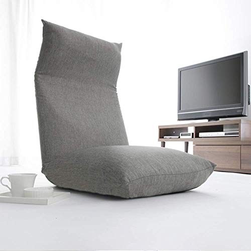 UXZDX Lazy Sofa,Folding Gaming Sofa Chair Lounger Folding Adjustable Sleeper Bed Couch Recliner (Brown)