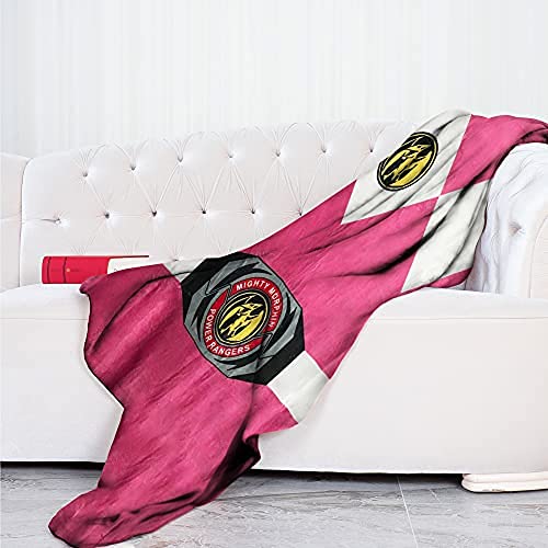 Power Rangers Pink Ranger Fleece Soft Throw Blanket