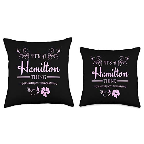 Hamilton Merchandise and Gifts for Fans Its a Hamilton Thing Gift for Teenage Girl Women Throw Pillow, 16x16, Multicolor