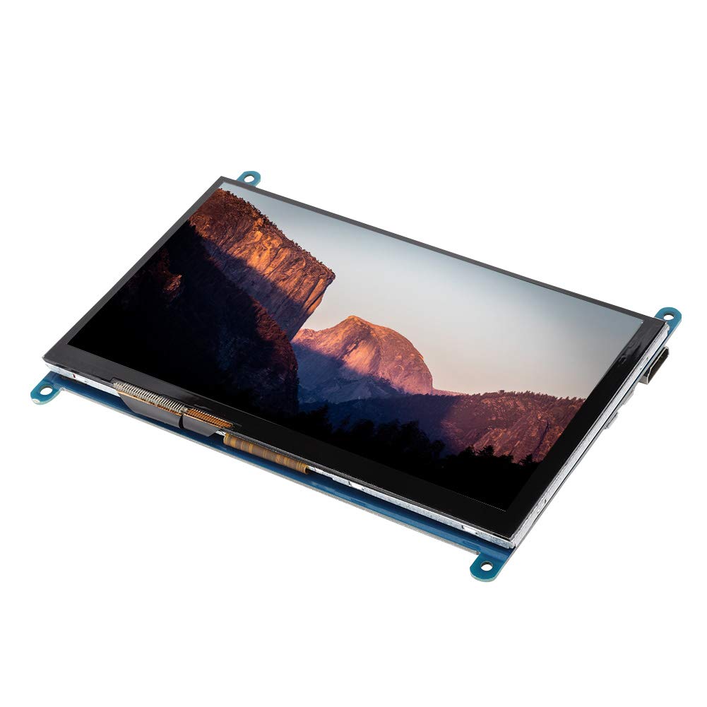 Nannigr LCD Display Screen, 1024x600 Display Screen Support Standard Interface Input Individual Backlight Control for Computer Monitor