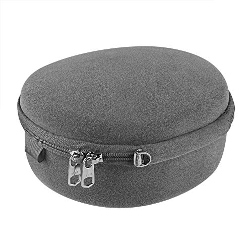 Geekria Shield Headphones Case Compatible with Sony WH-XB910N, WH-XB900N, WH-1000XM4, WH-1000XM3, WH-H910N Case, Replacement Hard Shell Carrying Bag with Cable Storage (Grey)