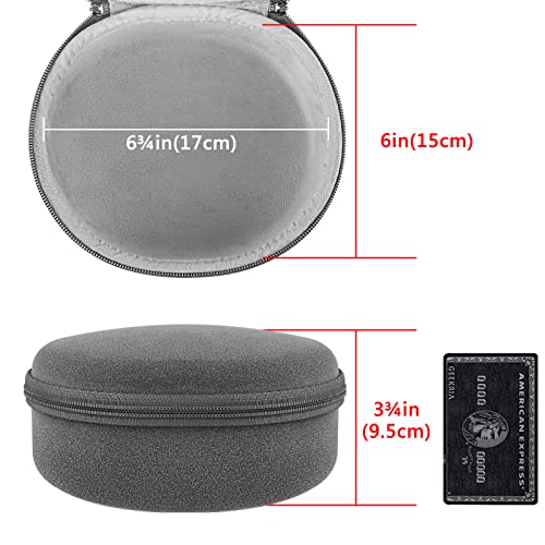Geekria Shield Headphones Case Compatible with Sony WH-XB910N, WH-XB900N, WH-1000XM4, WH-1000XM3, WH-H910N Case, Replacement Hard Shell Carrying Bag with Cable Storage (Grey)