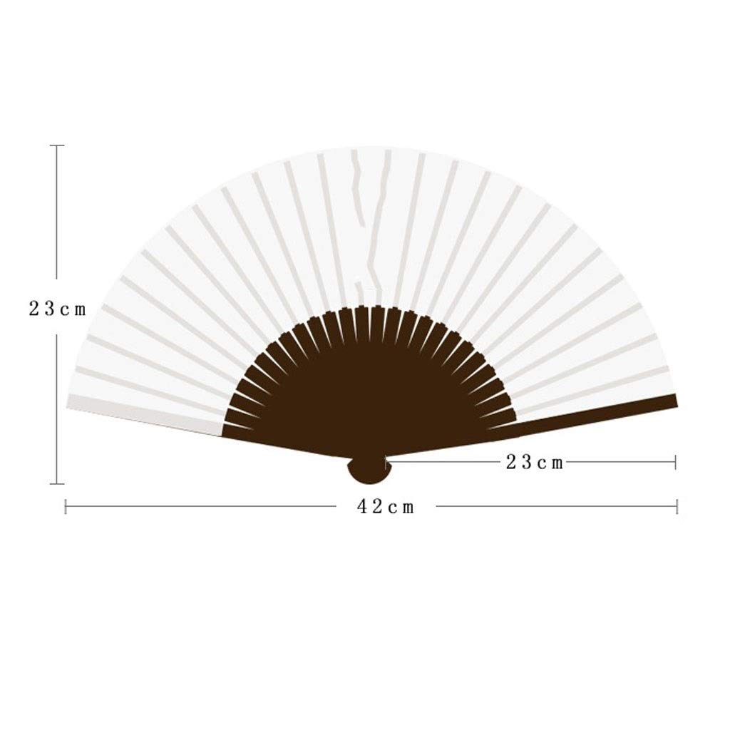 HRANG Hand Fan Folding Fan,Hand-held Fan,Folding Fan Female Classical Bamboo Bone Folding Fan Ancient Wind Tassel Small Fan Women Fans Hand Paper Folding Props Vintage style