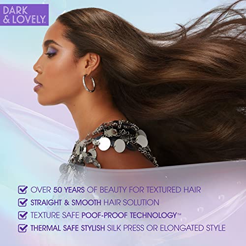 SoftSheen-Carson Dark and Lovely Blowout Moisture Hair Mask & Deep Treatment Conditioner with Castor Oil, For All Hair Types Including Curly, 12 fl oz
