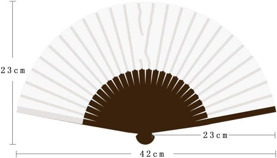 Hand Fan Folding Fan,Hand-held Fan,Folding Fan Female Classical Bamboo Bone Folding Fan Ancient Wind Tassel Small Fan Women Fans Hand Paper Folding Props Vintage style