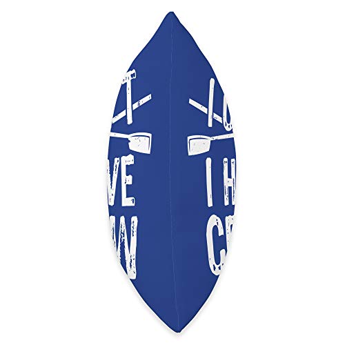 Awesome Rowing Crew Shop Funny Rowing Crew Gift-Rower Coxswain Sculler Throw Pillow, 18x18, Multicolor