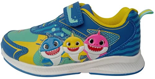 JOSMO Baby Shark Sneaker (Toddler/Little Kid) Blue/Yellow 9 Toddler M