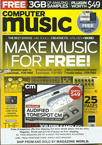 COMPUTER MUSIC MAGAZINE, MAKE MUSIC FOR FREE ! (FRONT COVER PAGE DAMAGED.
