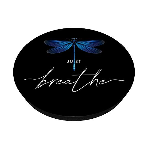 Just Dragonfly Tattoodesign Summer Breathe Meditation Yoga PopSockets Swappable PopGrip