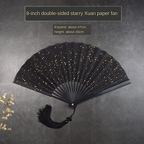 Chinese Fan Folding Hand Foldable Antique Folder Custom Fan, Chinese-styleFan For Women, Male Dominator Fan Paper Fan Hand Folding Fans Vintage style