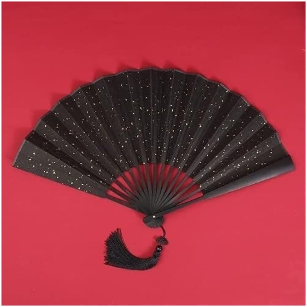 Chinese Fan Folding Hand Foldable Antique Folder Custom Fan, Chinese-styleFan For Women, Male Dominator Fan Paper Fan Hand Folding Fans Vintage style