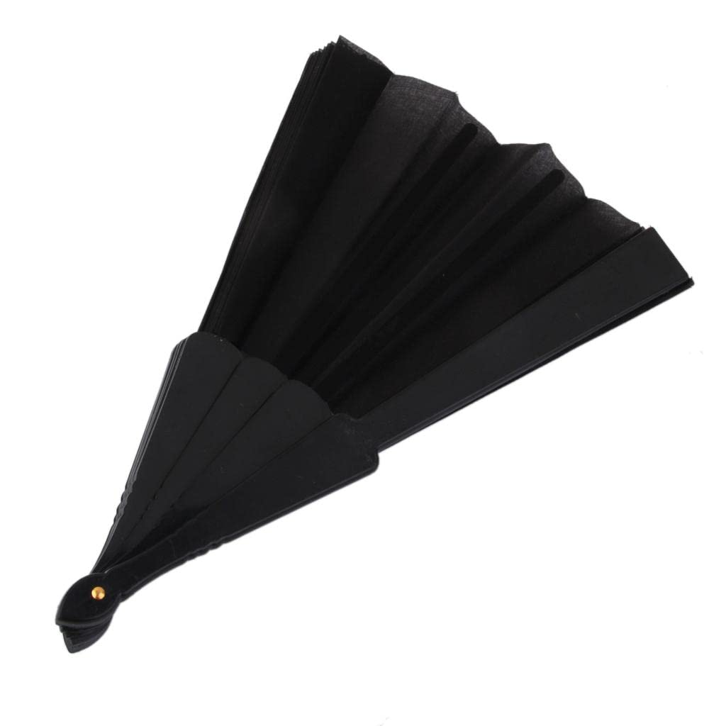 RAZZUM 2/Pack Solid Japanese Folding Fan