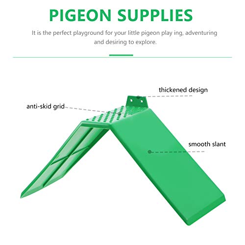 Yardwe 10pcs Dove Rest Stand Bird Perches Pigeon Stand Roost Frame Plastic Pigeon Perches Bird Supplies Accessories for Home Pigeon Bird Parrot (Random Color)