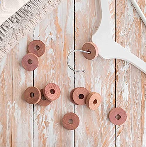 Cedar Sense Cedar Rings & Balls - 30 & 60 Pack Combo Save $$$ When You Buy 2 Combined - Cedar Blocks for Clothes Storage - Cedar for Closets - Closet Freshener - Cedar for Hangers