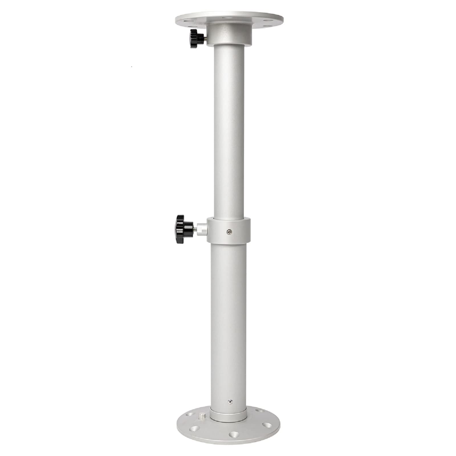 Flylin Adjustable Table Pedestal Detachable Table Base Stand Leg Base Mount Frame 17.8β27.2 inch Aluminum Alloy Table Base Kit for RV Boat Yacht (1#)