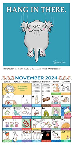 Sandra Boynton's Every Day's a Fabulous Holiday 2024 Wall Calendar