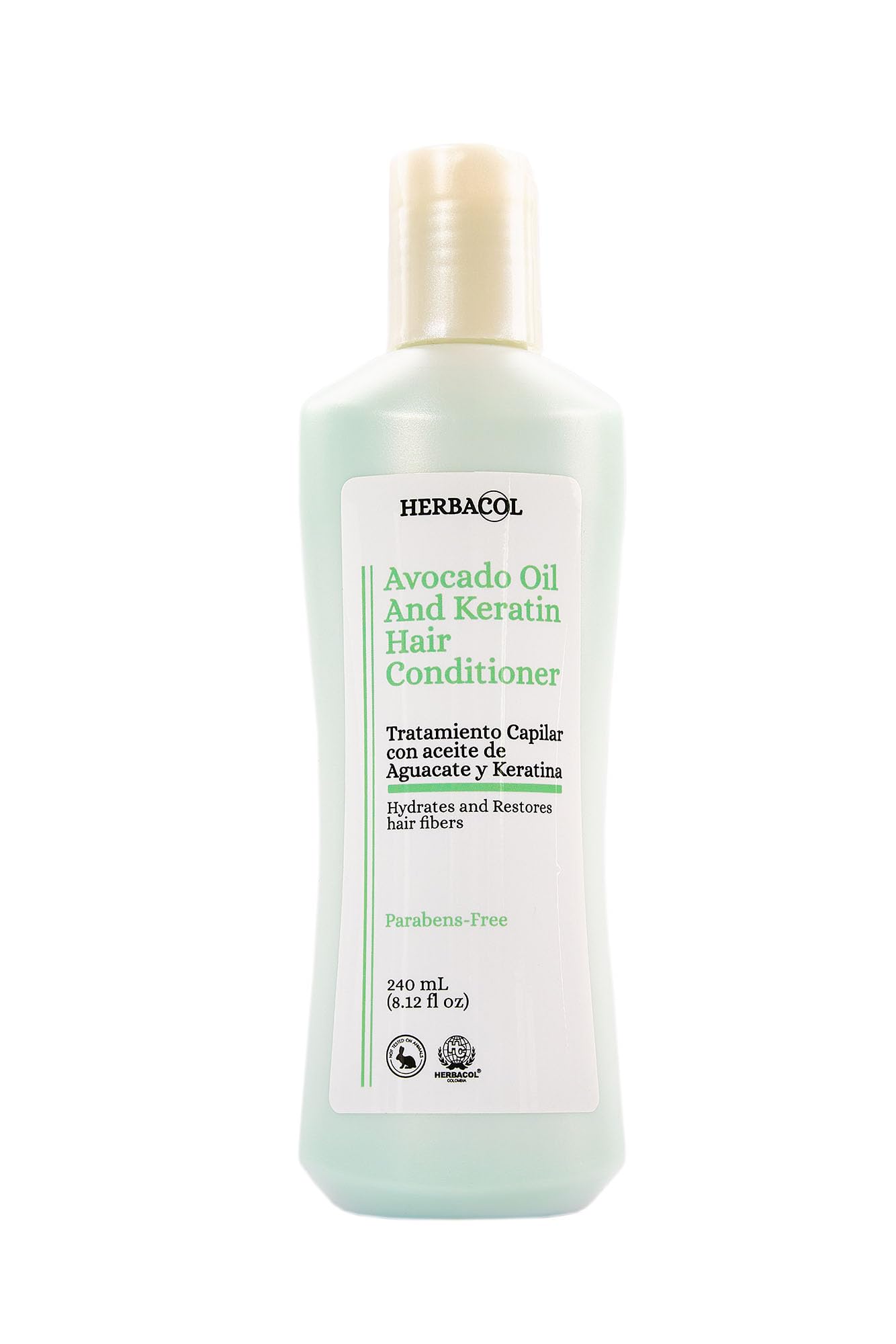 Avocado Oil and Keratin Hair Treatment for Hydrating and Solar Protector | Tratamiento de Aguacate y Keratina Hidratante y Protector Solar | 10.1 Fl Oz.