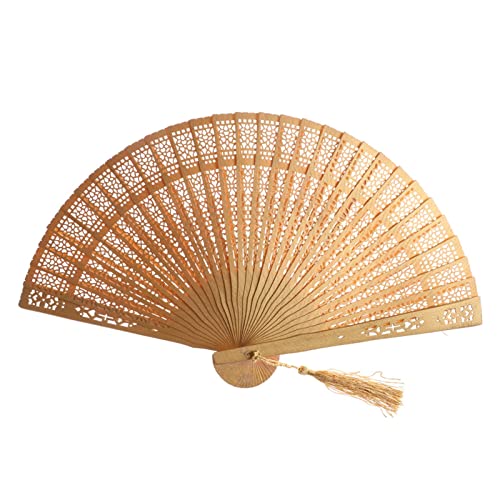 Xinbalove Hand Folding Fans Chinese Tai Chi Folding Fan Spanish Style Dance Party Fan Wedding Silk Lace Fan Folding Held Flower Fan Lady Wedding Folding Hand Fan (Color : Burgundy)