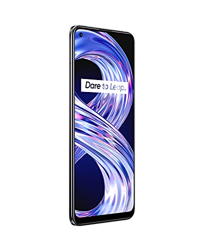 Realme 8 4G Dual SIM 128GB ROM + 6GB RAM (GSM Only | No CDMA) Factory Unlocked 4G/LTE Smartphone (Cyber Black)-International Version