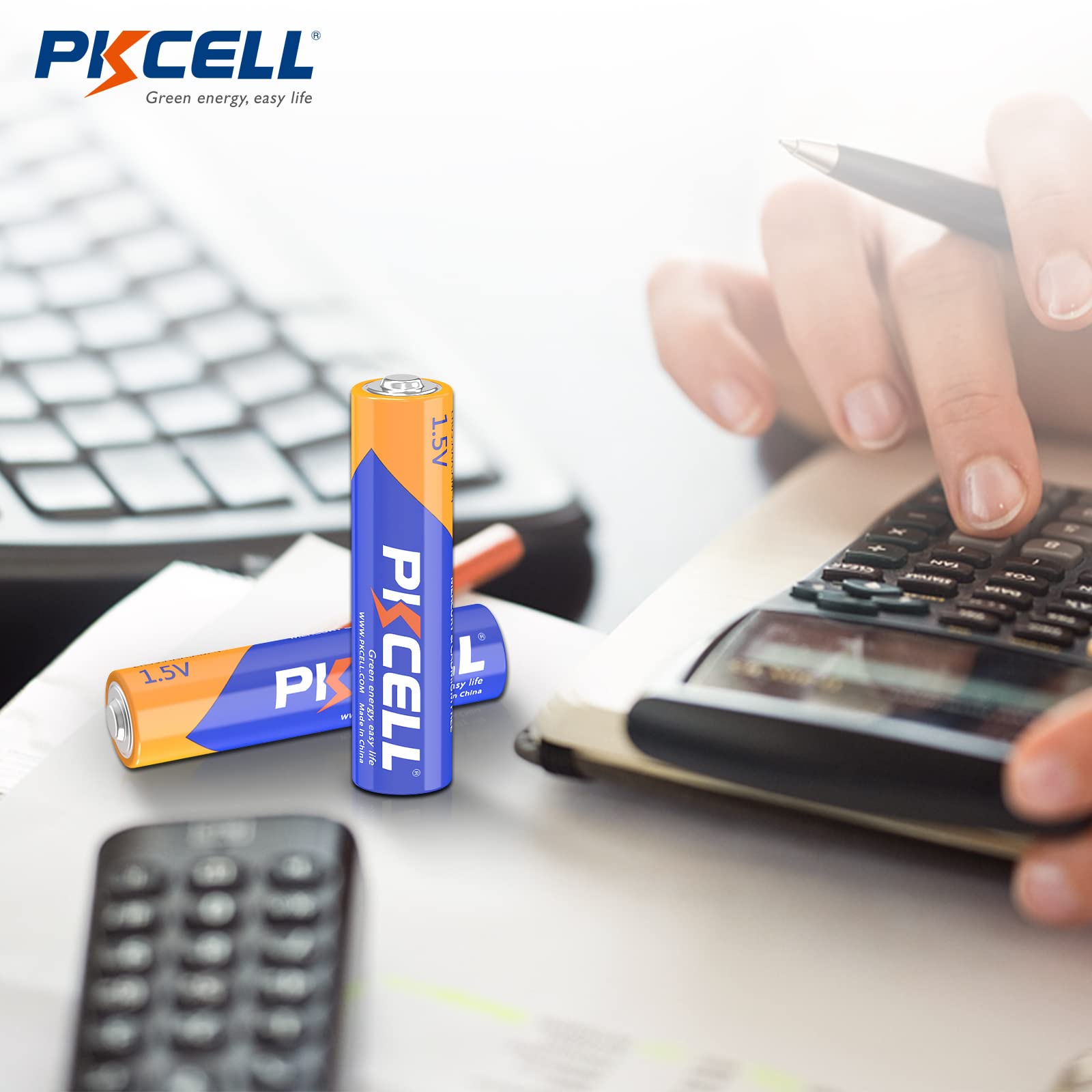 PKCELL AA LR06 Batteries,1.5V High Performance Disposable 12 Pack Double A Batteries for Keyboards Clocks Kids Musical Mat Toys Remote Controls (10-Year Shelf Life) X 12 Counts