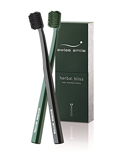 SwissSmile Herbal Bliss Duo Toothbrush, 2 Pack