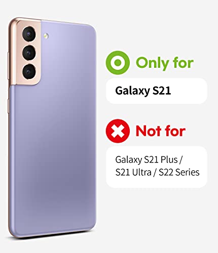 GOOSPERY Liquid Silicone Case for Galaxy S21 Case(6.2 inches) Silky-Soft Touch Full Body Protection Shockproof Cover Case with Soft Microfiber Lining - Lavender Grey