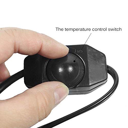 KABASI 2PCS Reptile Heating Mat, 7W 11 x 5.9in Waterproof Reptile Heat Pad Under Tank Terrarium with Temperature Control, Safety Adjustable Reptile Heat Mat for Turtle, Tortoise, Snakes, Lizard, Gecko