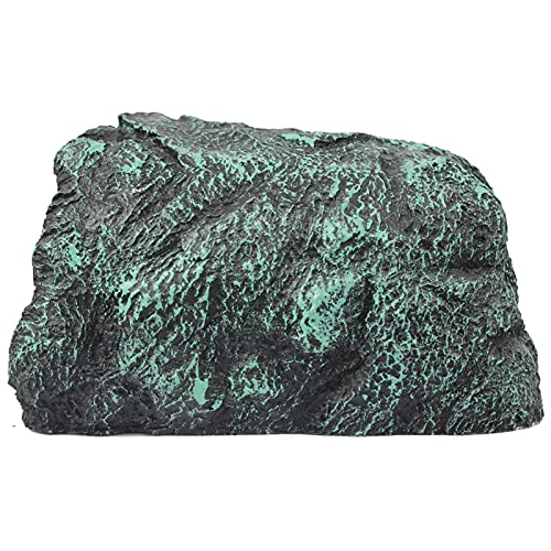 NC Reptile Hides and Caves Resin Rock Bearded Dragon Hideout Reptile Hiding Cave Turtle Hideout for Tortoise Small Lizards Turtles Reptiles Fish Amphibians Reptile Rock Hideaway Decoration