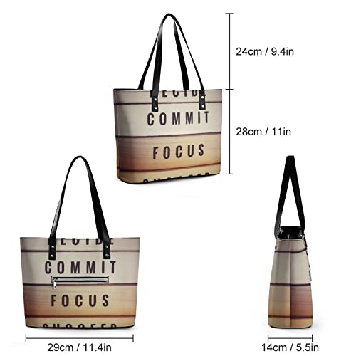 Womens Handbag Wooden Leather Tote Bag Top Handle Satchel Bags For Lady
