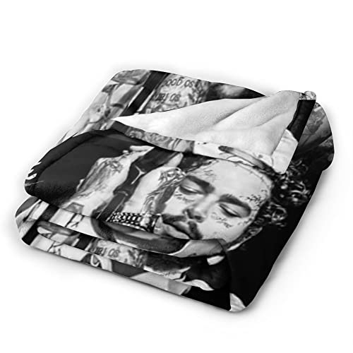 Novelty Sofa Throw Blanket, Singer 3D Print Super Soft Flannel Bed Blanket, Breathable No Fade Fuzzy Blanket for Fall Winter Living Room Bedroom Couch Sofa Indoor Recliner Gift 50X40 in
