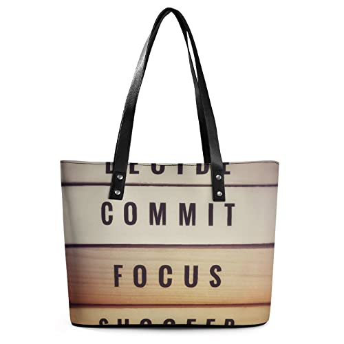 Womens Handbag Wooden Leather Tote Bag Top Handle Satchel Bags For Lady
