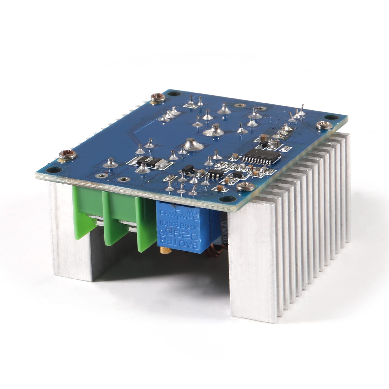 4Pcs 20A 300W Buck Converter Step Down Module DC 6-40V to 1.2-36V 20A 300W Adjustable Constant CC CV Current Voltage Regulator Power Supply Module with Short Circuit Protection Function